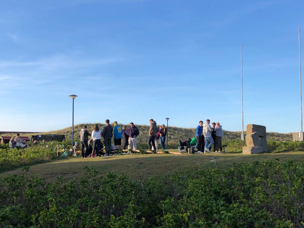 De Maiboom steiht :: Baltrum-Online.de